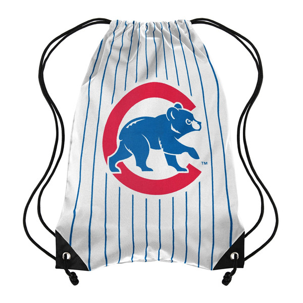 Chicago Cubs Pinstripe Drawstring Backpack | Official MLB®