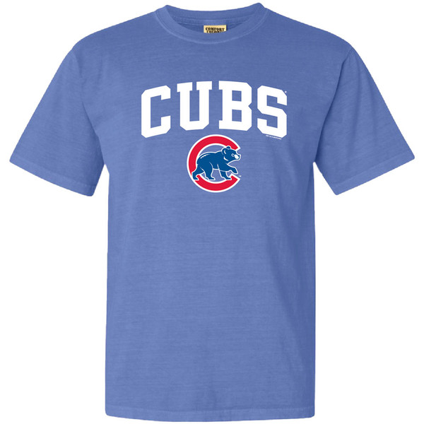 Chicago Cubs Unisex Periwinkle Tee by Soft as a Grape® | Official MLB®