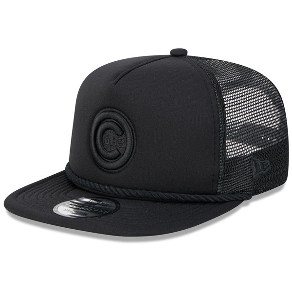 Chicago Cubs Blackout Golfer Rope 9FIFTY Snapback | Official MLB®
