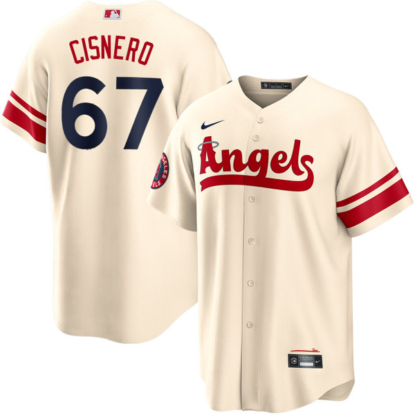 Jose Cisnero Los Angeles Angels City Connect Jersey by NIKE
