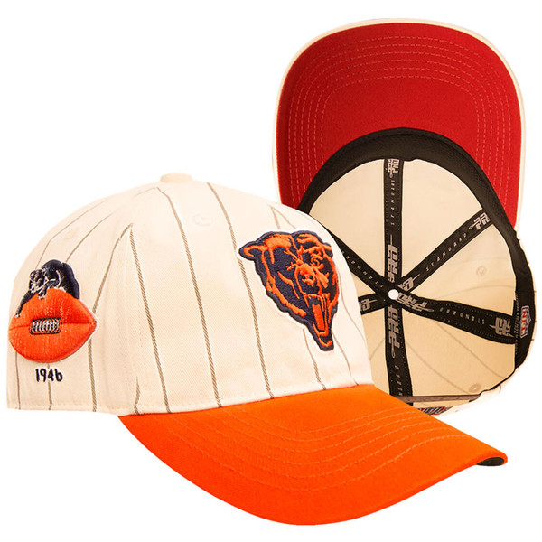 Chicago Bears Pinstripe Retro Dad Hat by Pro Standard® | Official NFL®