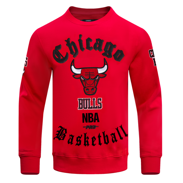 Chicago Bulls Old English Crewneck by Pro Standard® | Official NBA®