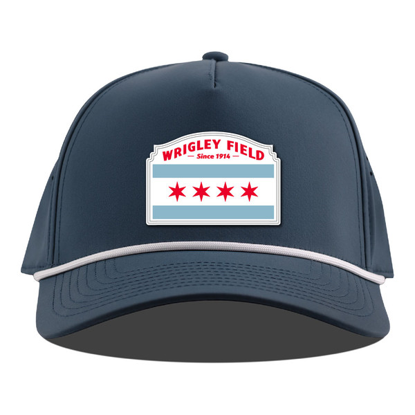 Wrigley Field Home Plate Performance Rope 3D A-Frame Hat by Branded Bills®