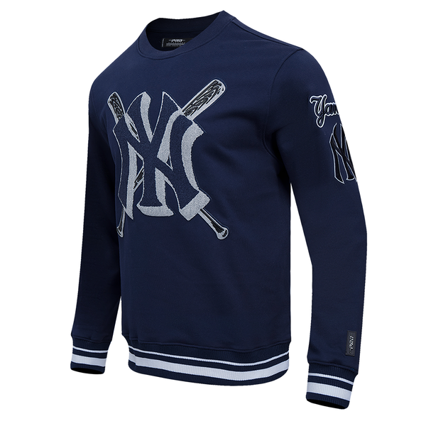 New York Yankees Mash Up Rib Crewneck Sweatshirt by Pro Standard ...