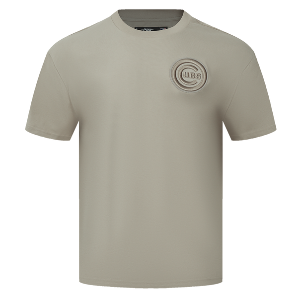 Chicago Cubs Neutral Drop Shoulder T-Shirt by Pro Standard® | Official MLB®