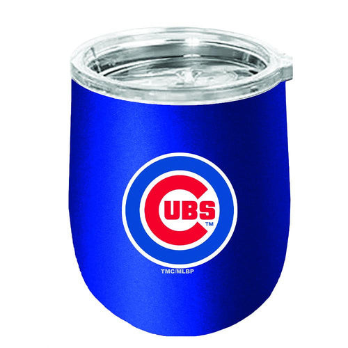 Chicago Cubs Matte Stainless Steel Stemless Wine Cup | Official MLB®
