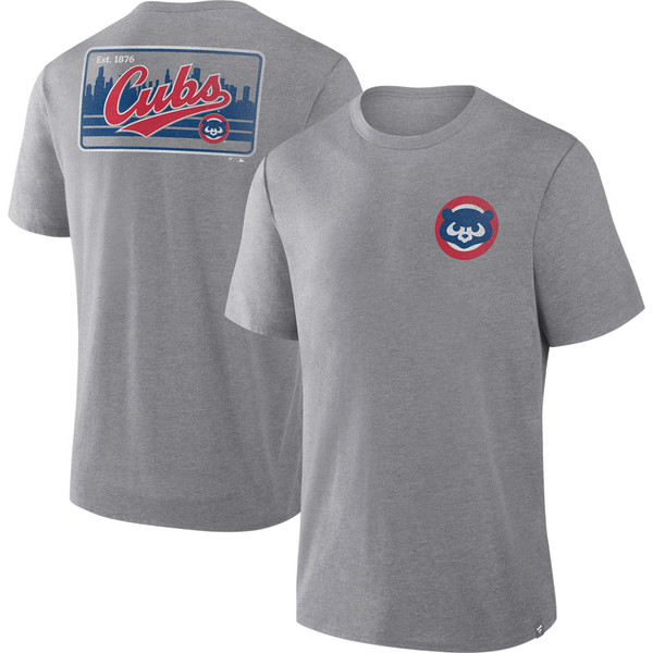 Chicago Cubs Fan Lanes Tri-Blend Tee by Fanatics® | Official MLB®