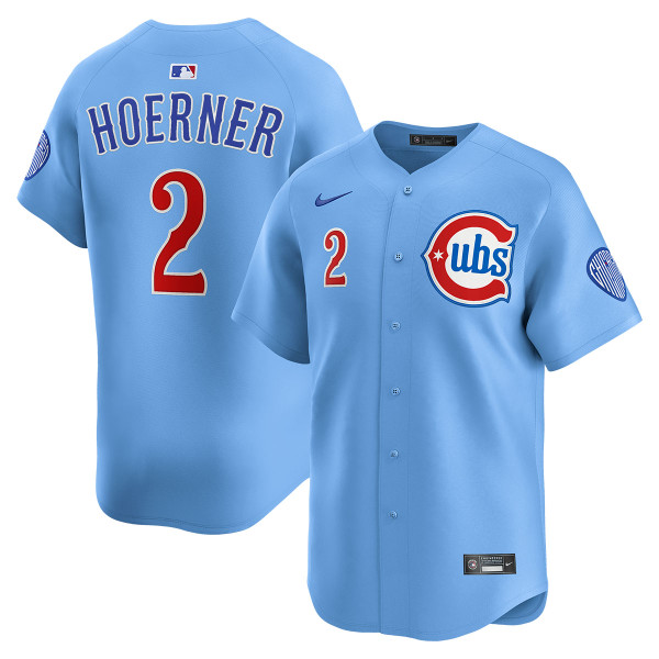 Nico Hoerner Chicago Cubs Youth Blues Alternate Limited Jersey by NIKE
