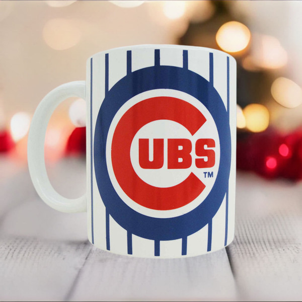 Chicago Cubs 11 Oz. Pinstripe Coffee Mug | Official MLB®