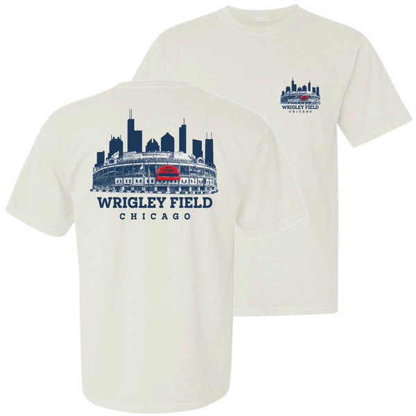 Wrigley Field Skyline T-Shirt | Official Wrigley Field Tees