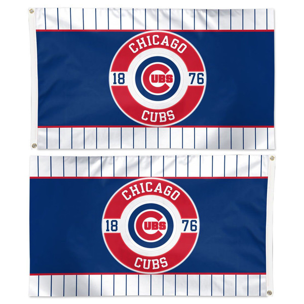 Chicago Cubs 3' x 5' Applique Banner Flag | Official MLB®
