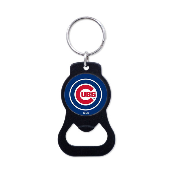 Chicago Cubs Black Bottle Opener Keychain | Official MLB®