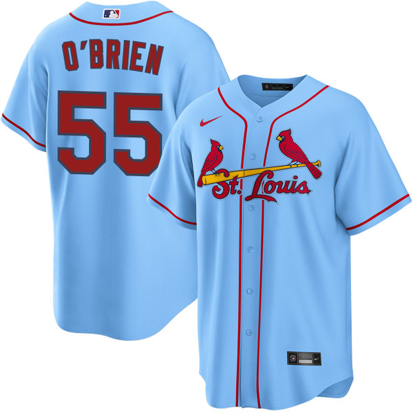 Riley O'Brien St. Louis Cardinals Alternate Light Blue Jersey by NIKE