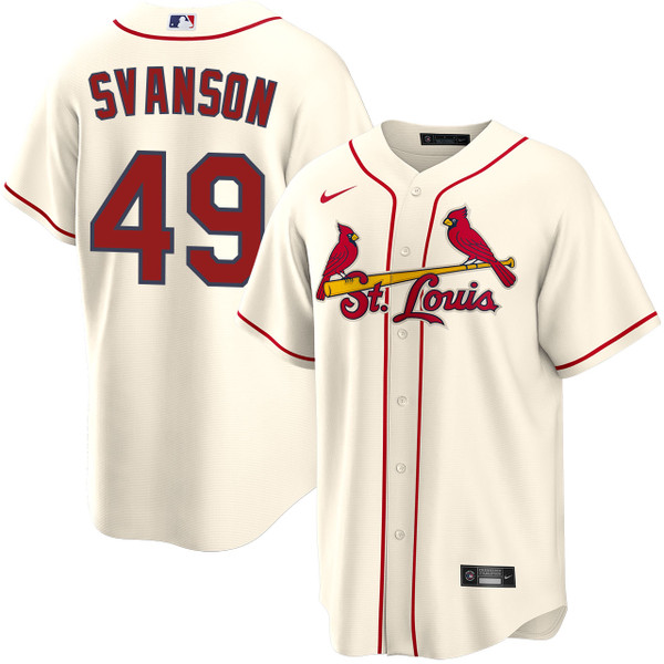 Matt Svanson St. Louis Cardinals Alternate Cream Jersey by NIKE
