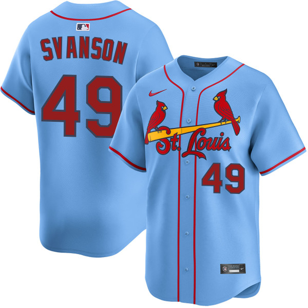 Matt Svanson St. Louis Cardinals Alternate Light Blue Limited Jersey by ...