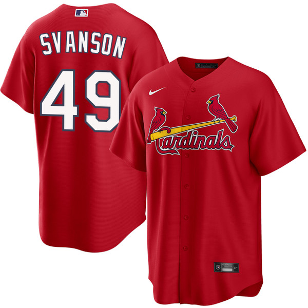 Matt Svanson St. Louis Cardinals Alternate Red Jersey by NIKE
