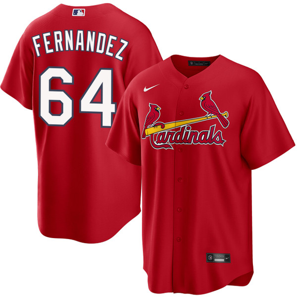 Ryan Fernandez St. Louis Cardinals Alternate Red Jersey by NIKE