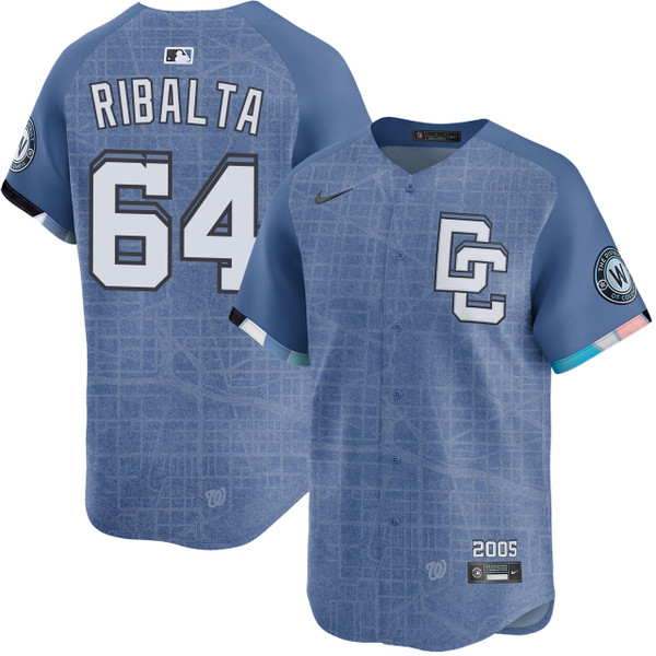 Orlando Ribalta Washington Nationals City Connect 2.0 Limited Jersey by ...