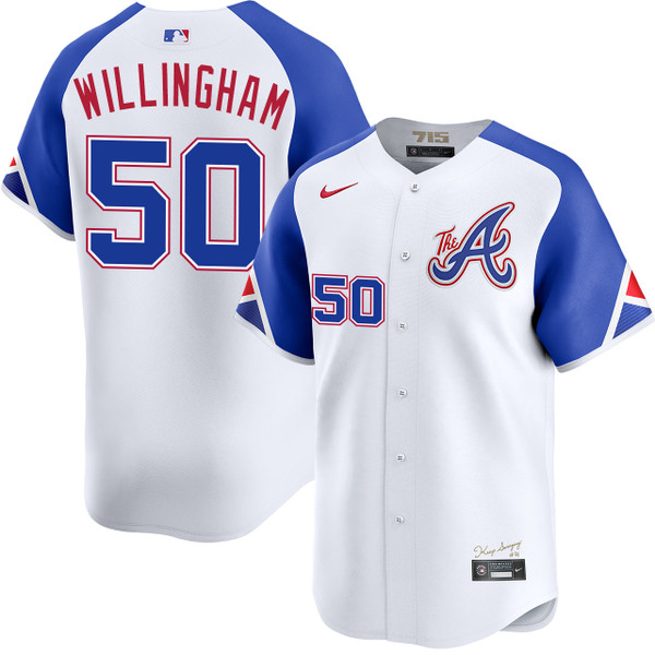 Amos Willingham Atlanta Braves City Connect Limited Jersey by NIKE