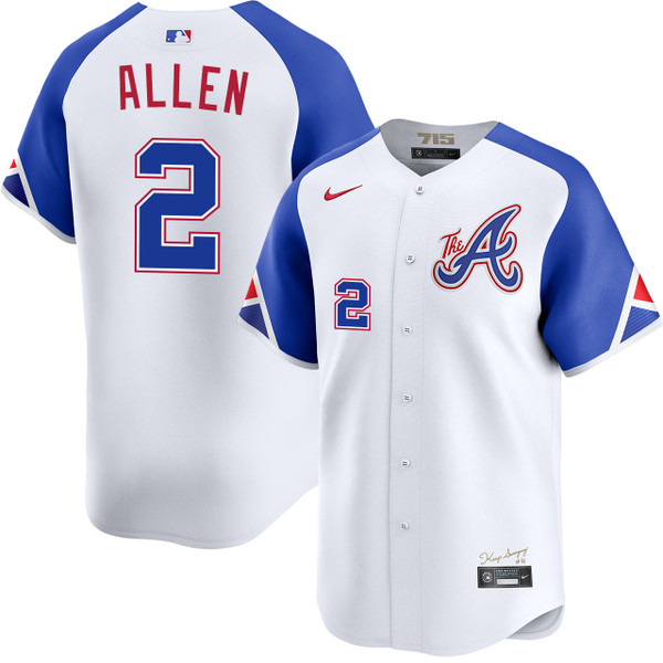 Nick Allen Atlanta Braves City Connect Limited Jersey by NIKE