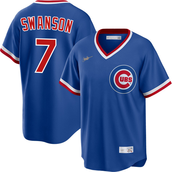 Dansby Swanson Chicago Cubs 1994 Cooperstown Jersey by NIKE® | Official ...