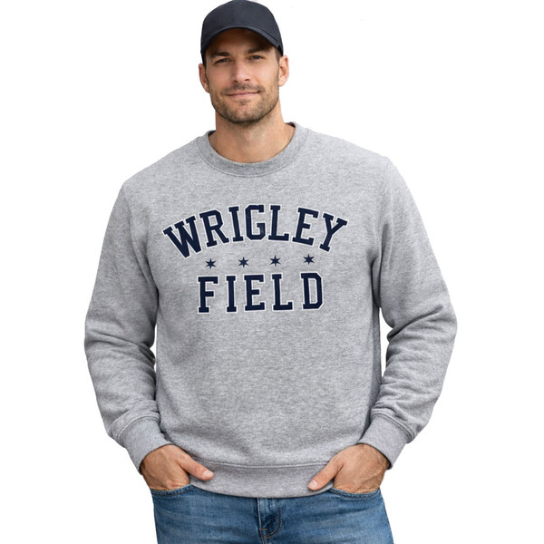 Wrigley Field 'Old School' Crewneck Sweatshirt | Wrigley Field Gear