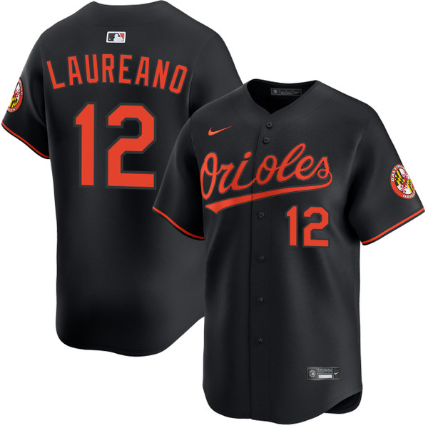 Ramon Laureano Baltimore Orioles Alternate Black Limited Jersey by NIKE ...