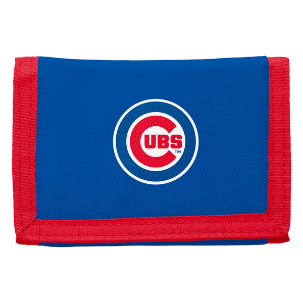 Chicago Cubs Nylon Tri-Fold Wallet | Official MLB