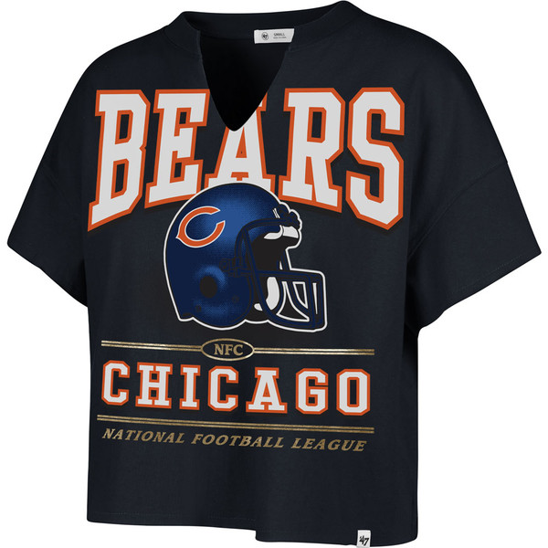 Chicago Bears Women's Elation Oversized Notch Tee