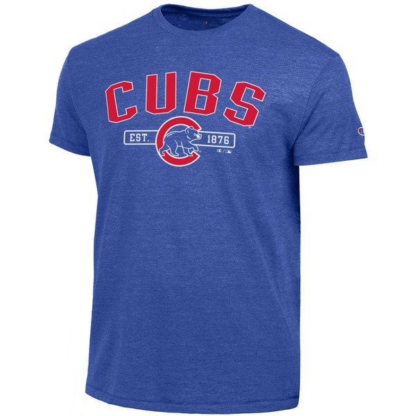 Chicago Cubs Ultimate Block Tri-Blend Tee | Official MLB®