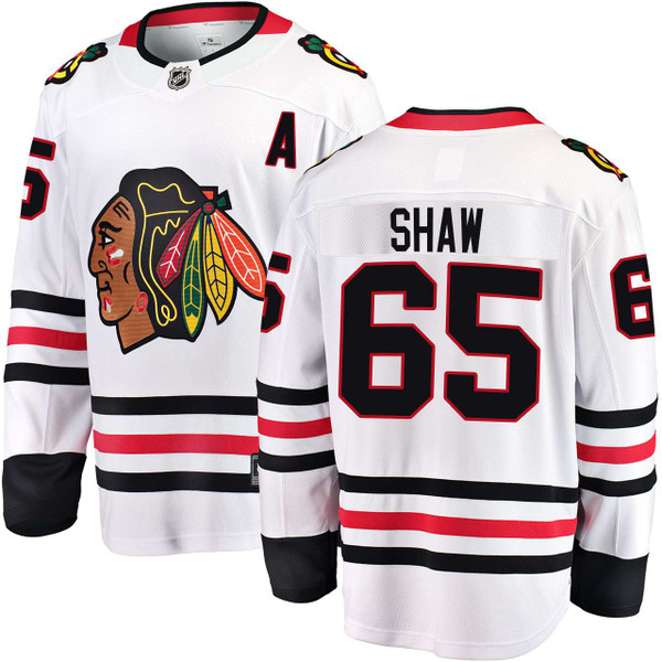 Andrew Shaw Chicago Blackhawks Road White Breakaway Jersey