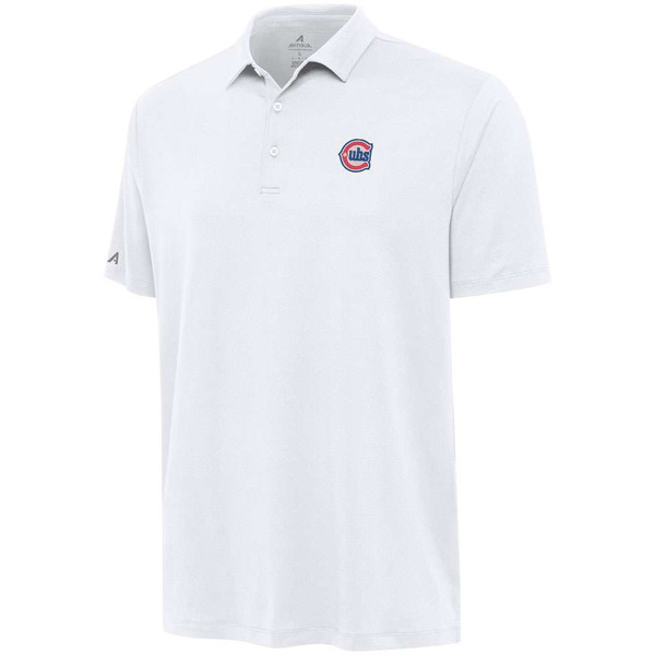 Chicago Cubs Blues Alternate Reprocess Polo by Antigua® | Official MLB®