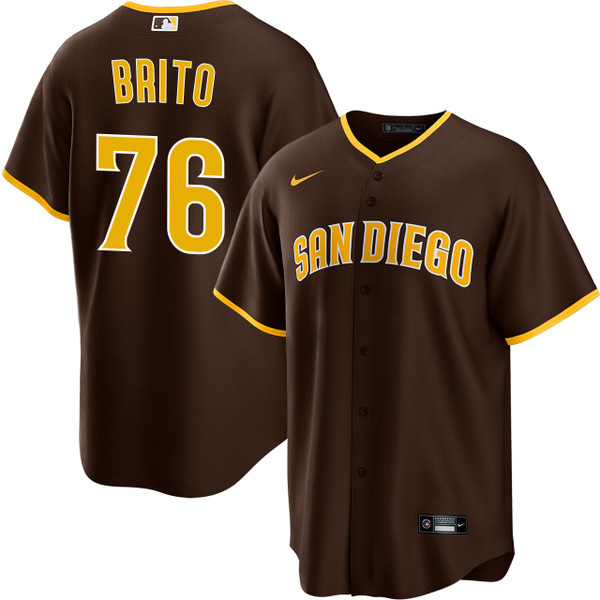Jhony Brito San Diego Padres Road Jersey by NIKE® | Official MLB®