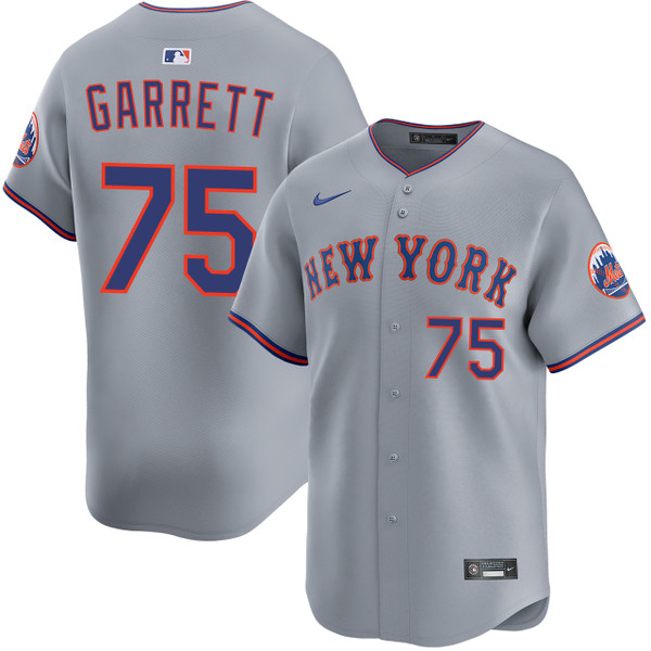 Reed Garrett New York Mets Road Limited Jersey by NIKE® | Official MLB®