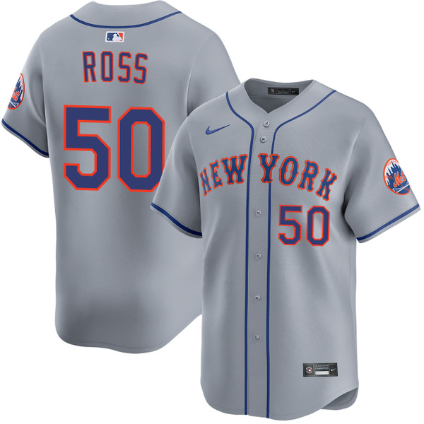 Dylan Ross New York Mets Road Gray Limited Jersey by NIKE® | Official MLB®