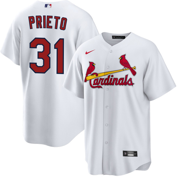 César Prieto St. Louis Cardinals Home Jersey by NIKE® | Official MLB®
