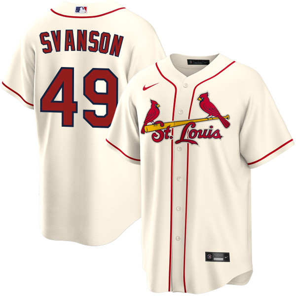 Matt Svanson St. Louis Cardinals Alternate Cream Jersey by NIKE ...