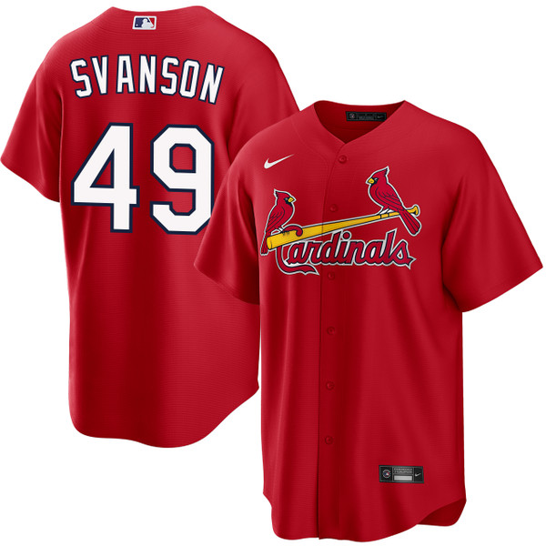 Matt Svanson St. Louis Cardinals Alternate Red Jersey by NIKE ...