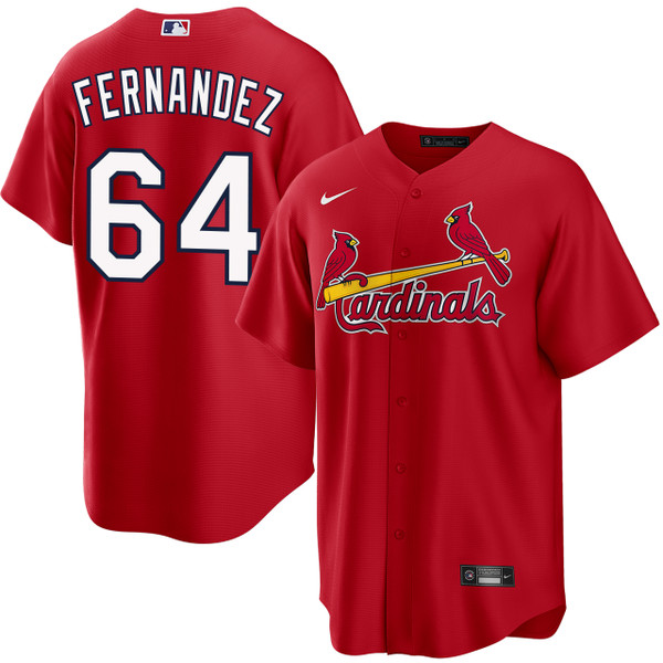 Ryan Fernandez St. Louis Cardinals Alternate Red Jersey by NIKE ...