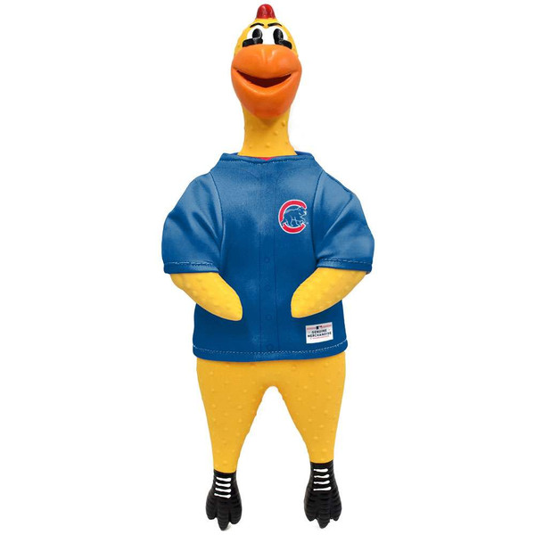 Chicago Cubs Pet Rubber Chicken Toy | Official MLB®