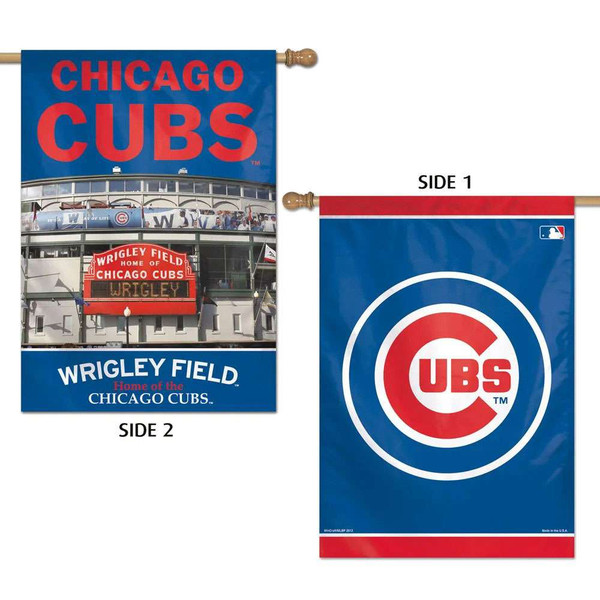 Chicago Cubs 2-Sided Vertical Stadium Flag | Official MLB®