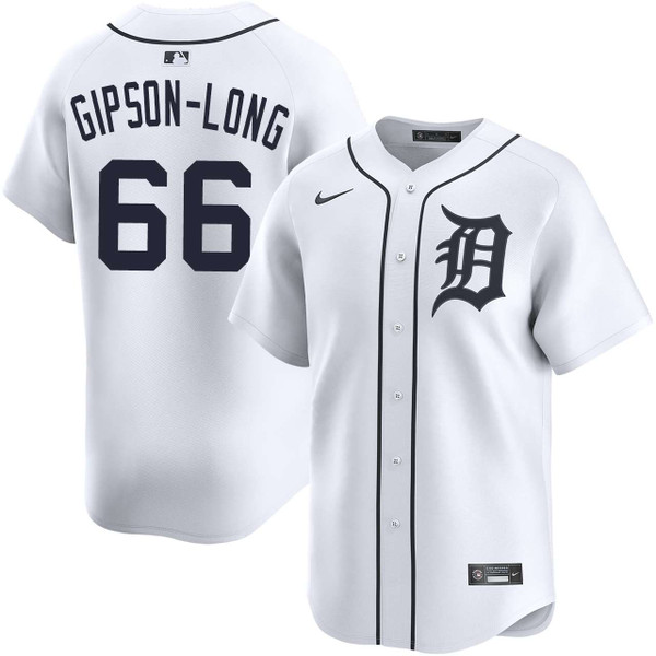 Sawyer Gipson-Long Detroit Tigers Home Limited Jersey by NIKE ...