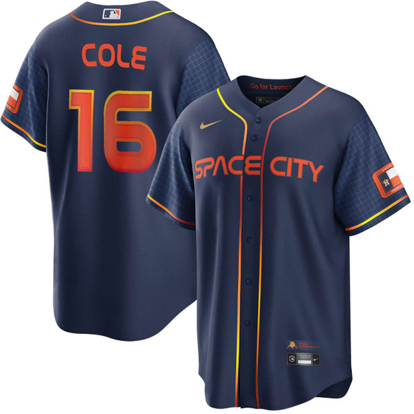 Zach Cole Houston Astros City Connect Space City Jersey by NIKE ...