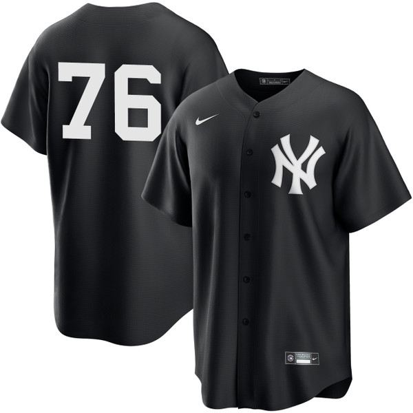 Elmer Rodríguez New York Yankees Black Player Jersey by NIKE ...