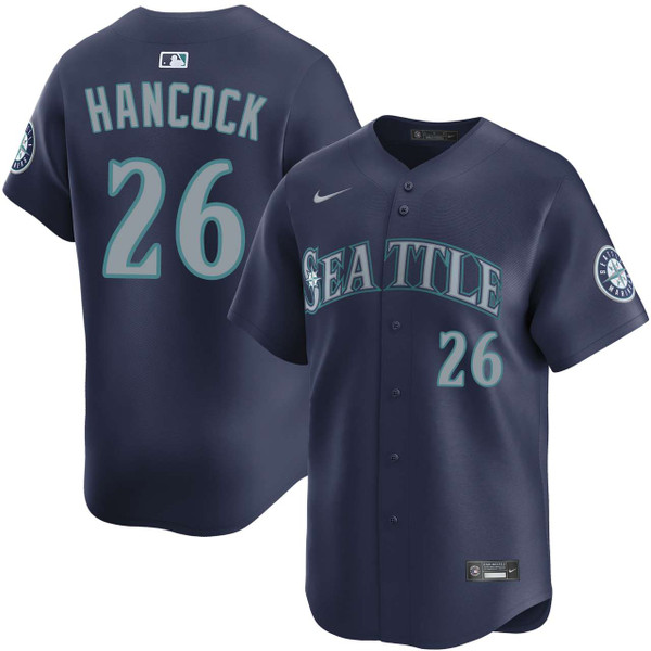 Emerson Hancock Seattle Mariners Road Limited Jersey by NIKE ...