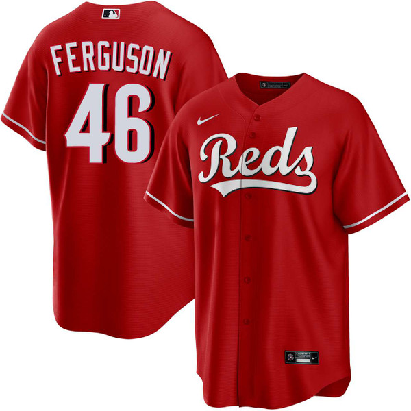 Caleb Ferguson Cincinnati Reds Alternate Red Jersey by NIKE® | Official ...