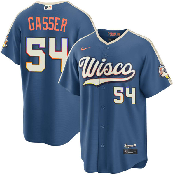 Robert Gasser Milwaukee Brewers Mineral Blue 2026 City Connect Stadium ...