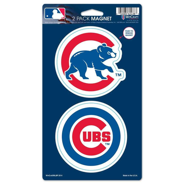 Chicago Cubs Car Magnet 2-Pack | Official MLB®