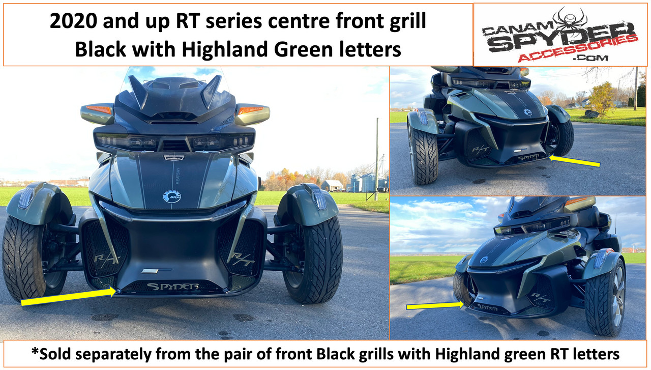 RT 2020 and Up - Centre Front Grill - Glossy Black With Colors Match ...