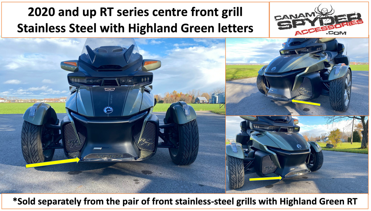 RT 2020 and Up - Centre Front Grill - Stainless Steel With Colors Match ...